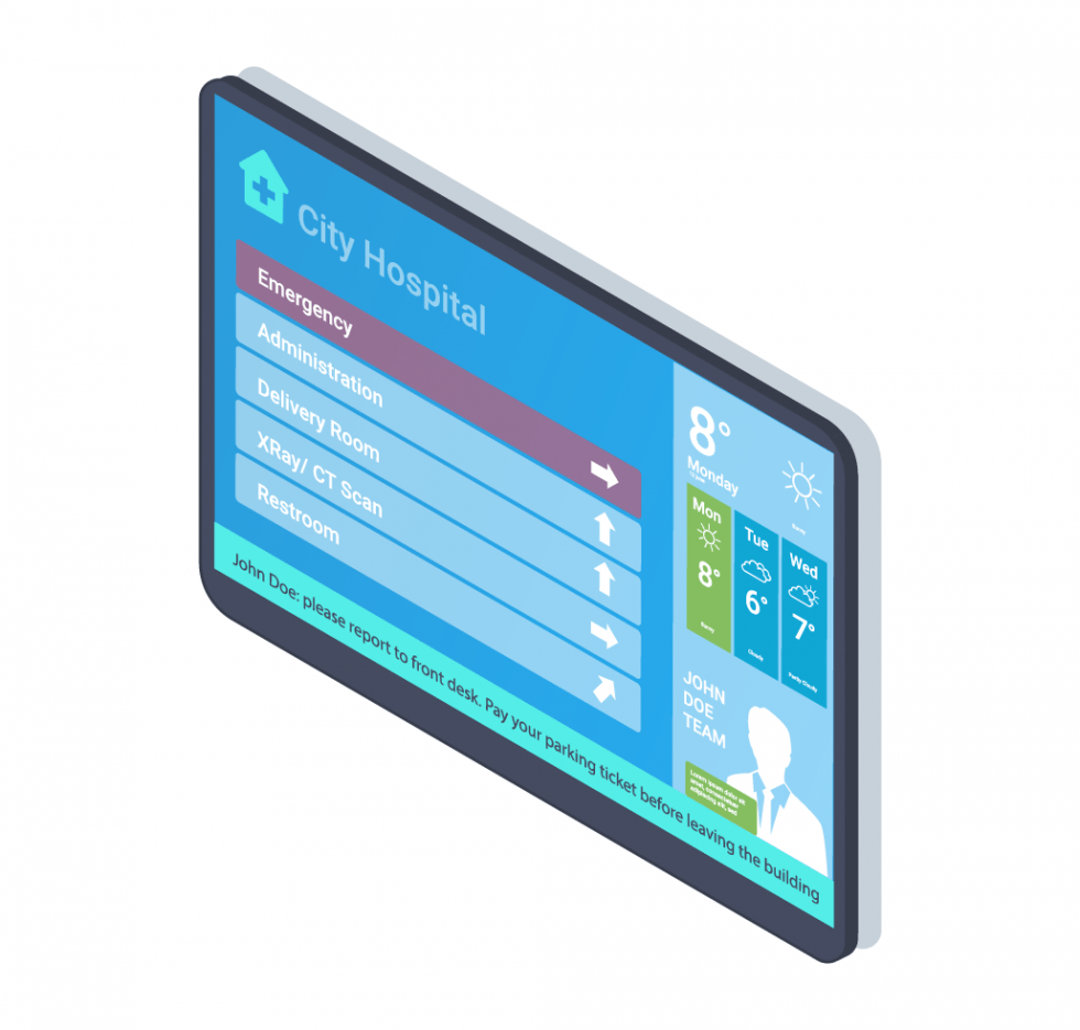 How Healthcare Can Benefit By Using Digital Signage • SignageTube